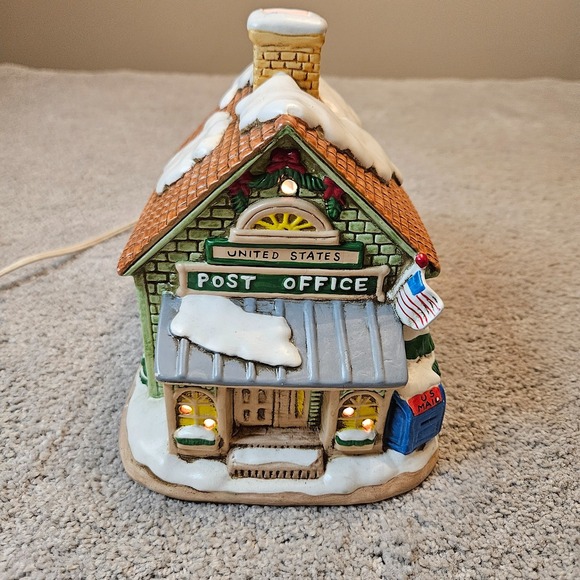 Lefton | Holiday | Vintage 987 Lefton Colonial Village Post Office 6343 ...